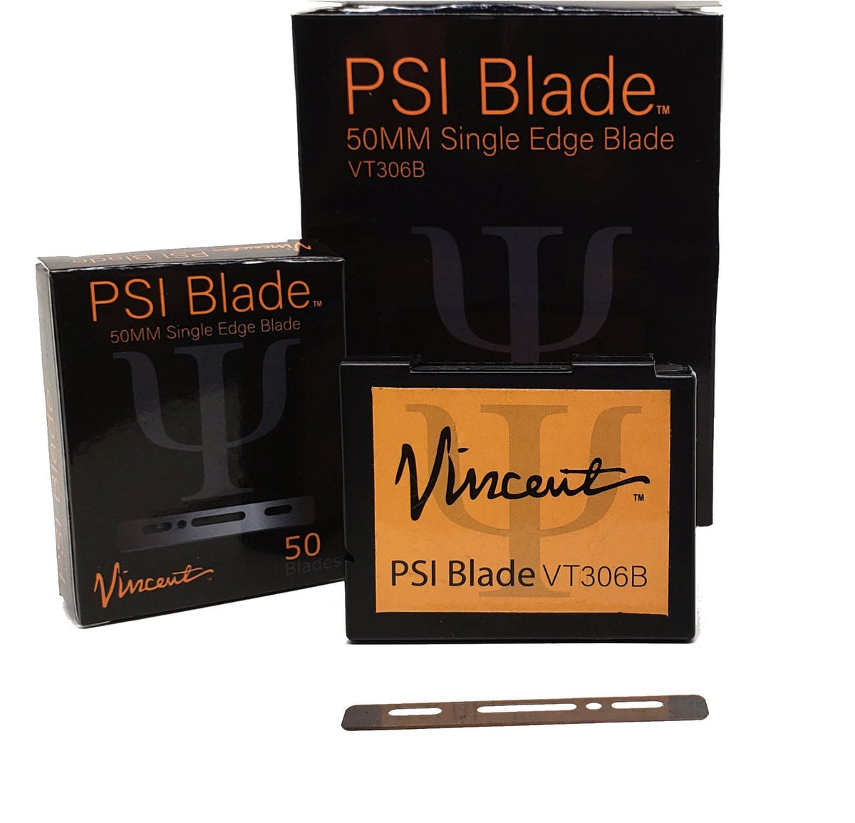 Vincent PSI Blade Professional 50mm PSI Single Edge Blades VT306B - 50 ...
